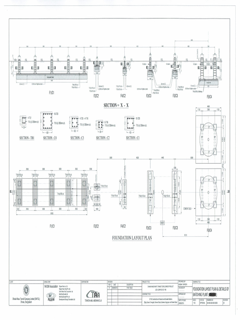 Batching Plant Foundation - New - 1 | PDF