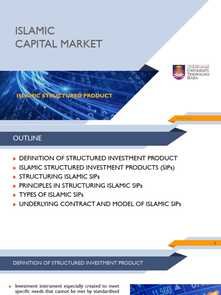 Islamic Structured Investment Products (Sip) | PDF | Investing | Derivative (Finance)