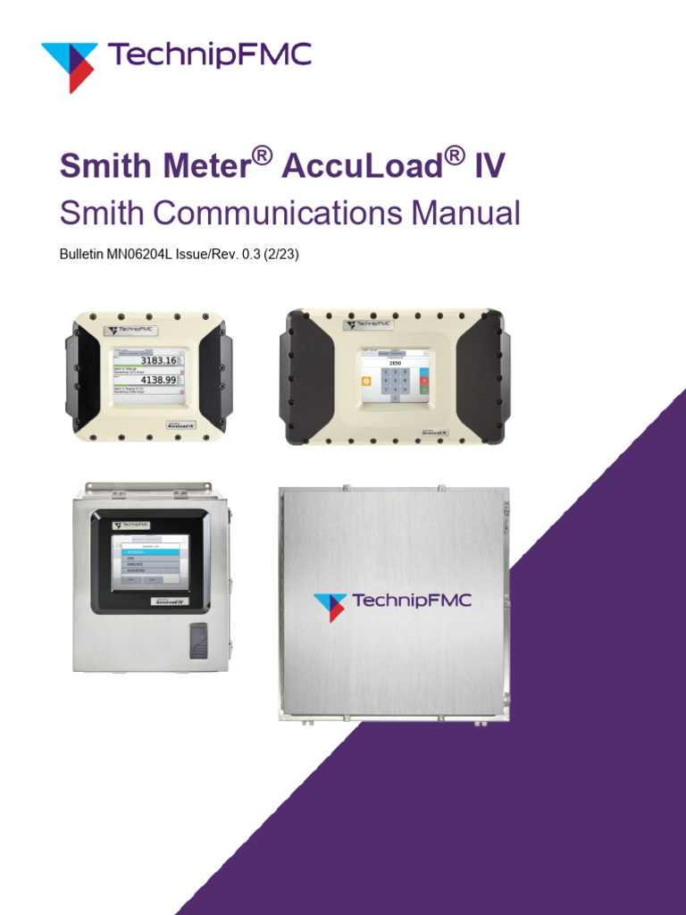 Smith Meter Accuload Iv | PDF | Port (Computer Networking ...