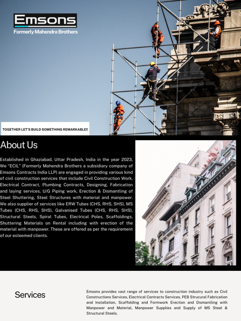 Emsons Company Profile NEw | PDF