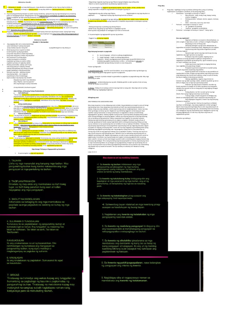 Fil 3rd Q Reviewer | PDF