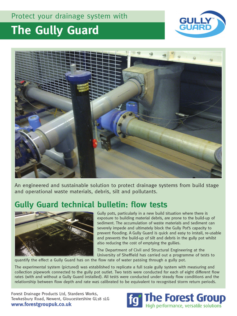 Gully Guard Flow Test Report | PDF | Flood | Landscape