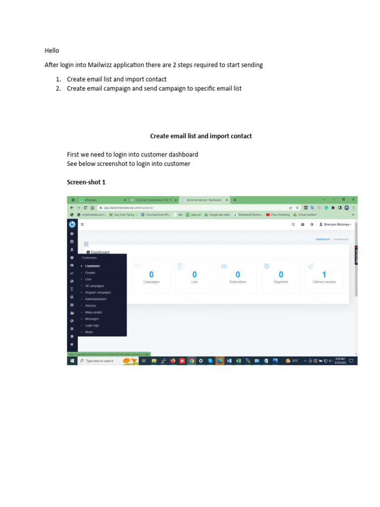 Mailwizz Documentation | PDF