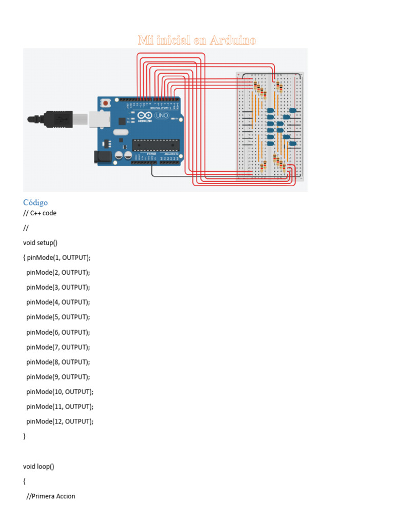 Arduino Code for LED Control | PDF | Computer Programming | Software ...