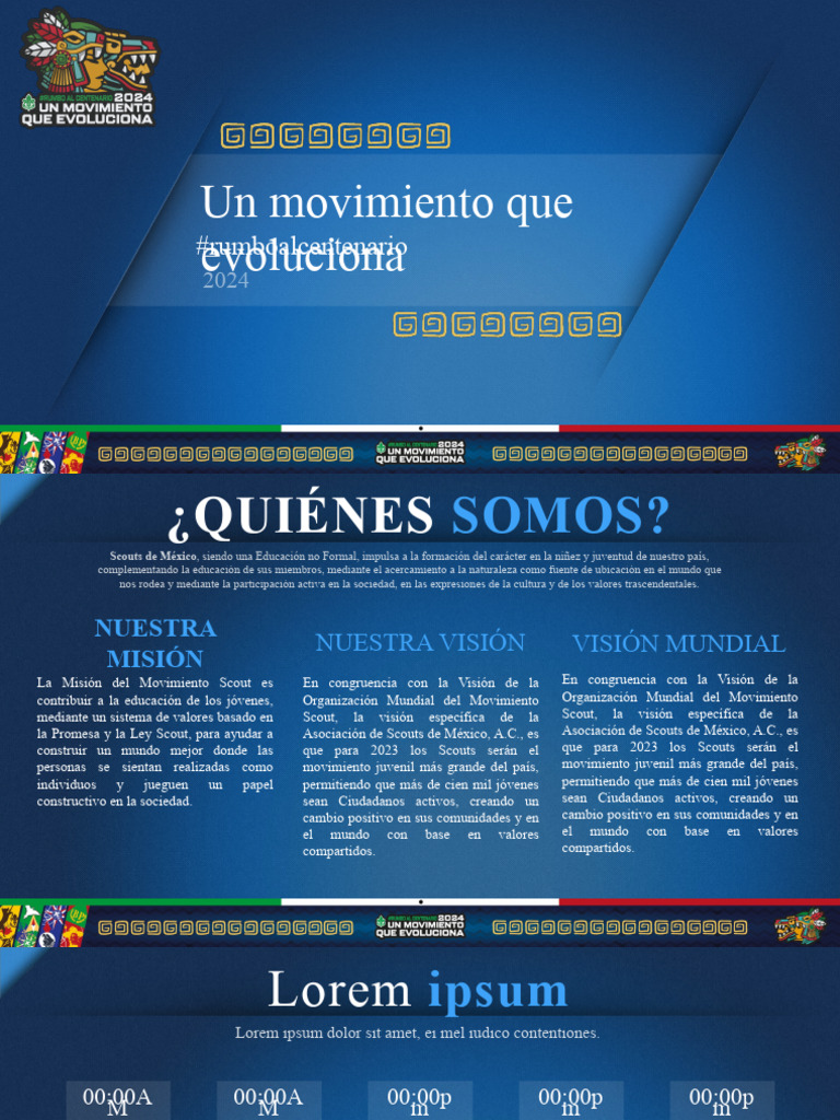 Plantilla 2024 - Scouts | PDF | Exploración | Movimientos juveniles