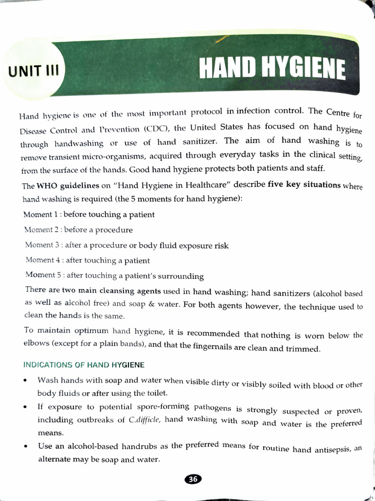 Hand Hygiene Protocols in Healthcare | PDF | Hand Washing | Hygiene