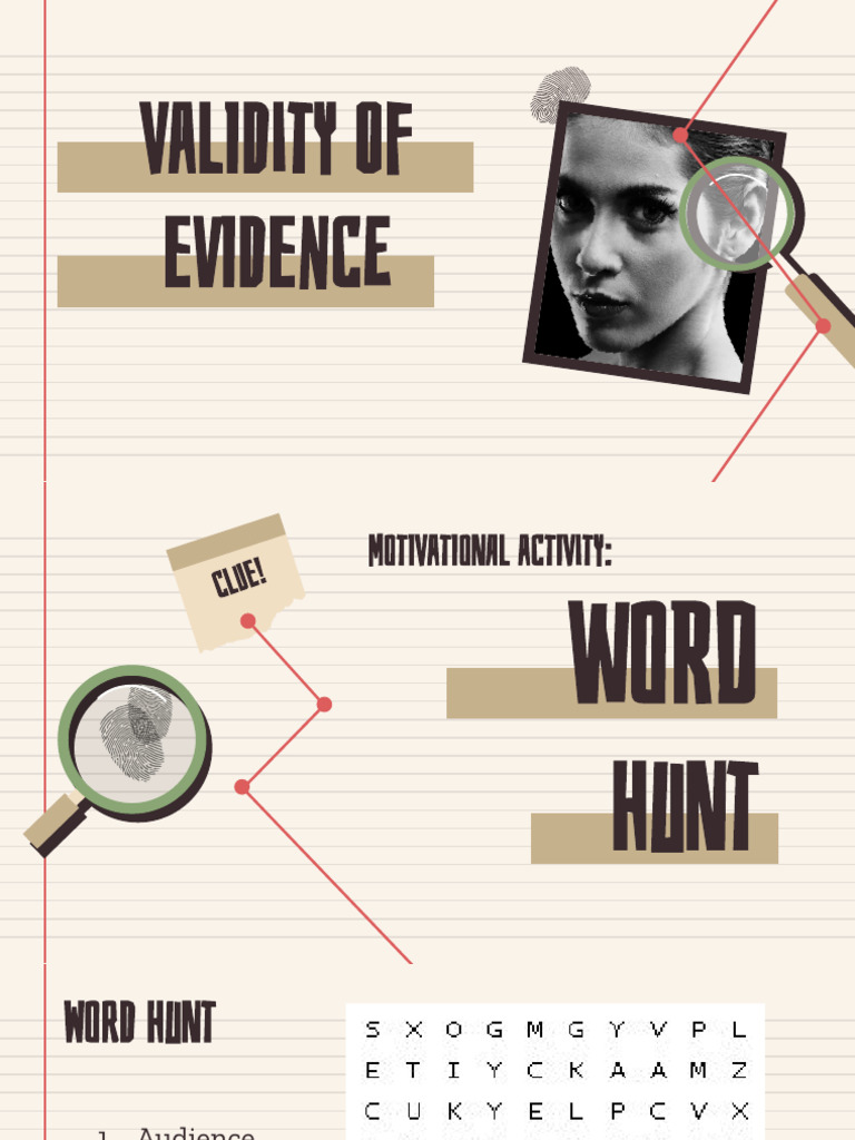 Validity of Evidence | PDF | Evidence | Argument Validity of Evidence | PDF | Evidence | Argument