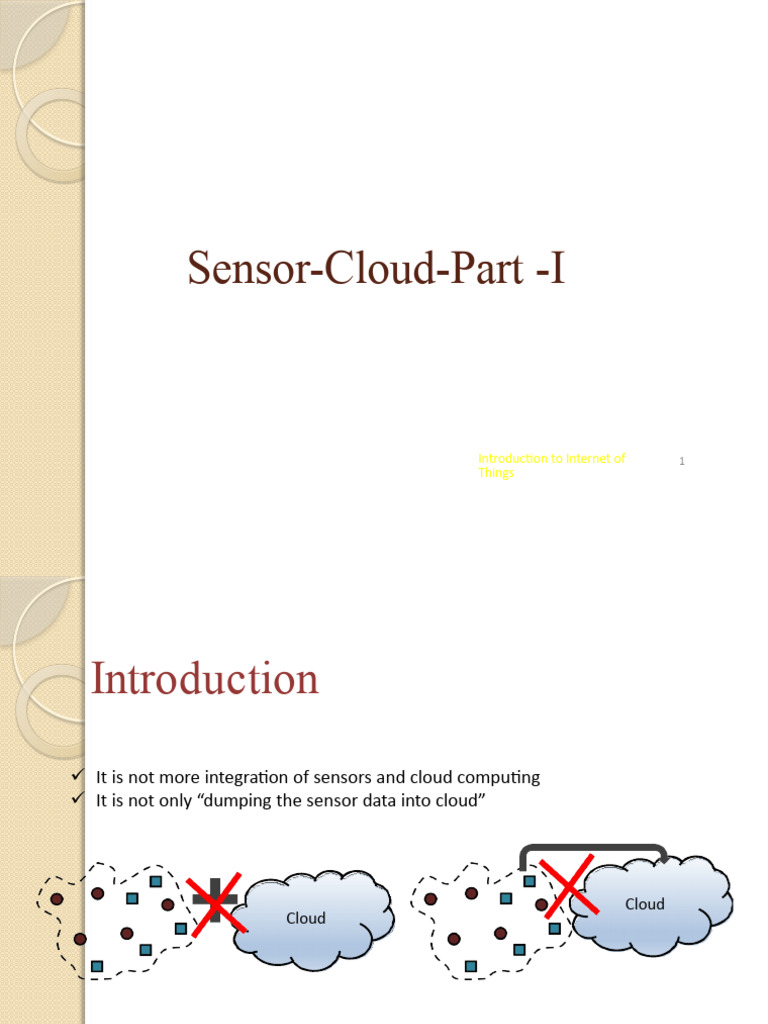 Sensor Cloud | PDF | Wireless Sensor Network | Cloud Computing