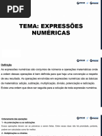[ATIVIDADE] Expressões Numéricas - 6° ANO | PDF | Matemática elementar ...