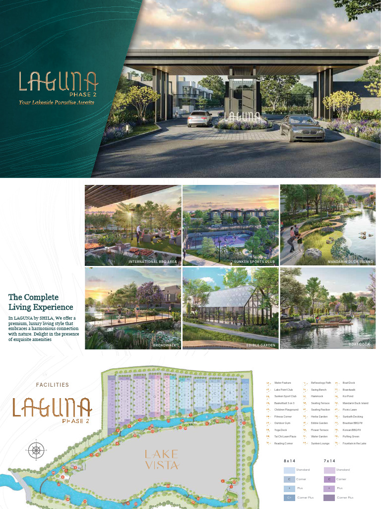 Cluster Laguna Shila Sawangan Brosur Site Plan Tipe Rumah Dijual | PDF ...