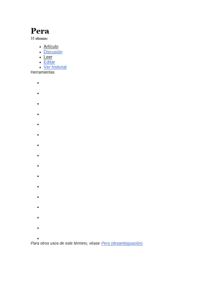 Propiedades y Variedades de la Pera | PDF | Pera | Fruta