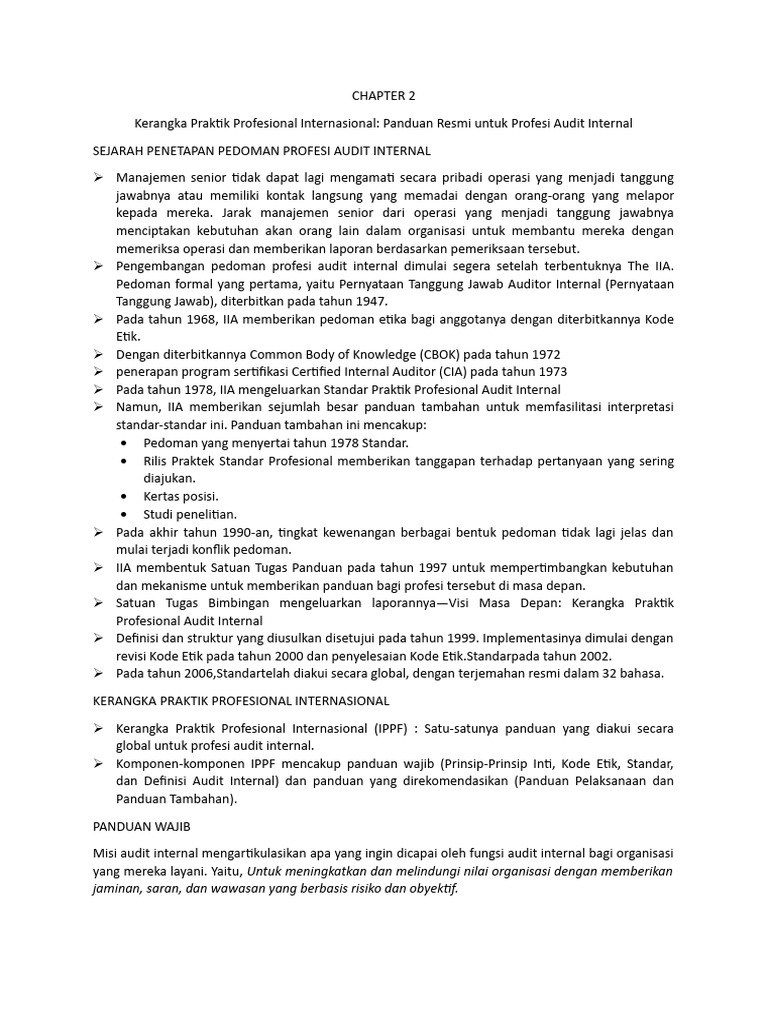 Chapter 2 - Catatan Pribadi | PDF