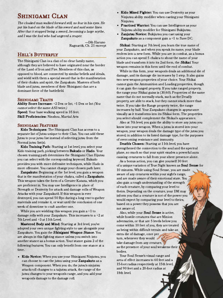 Shinigami Clan | PDF