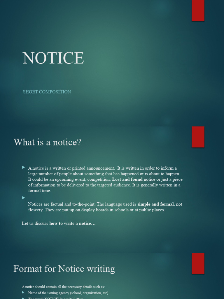 Notice | PDF