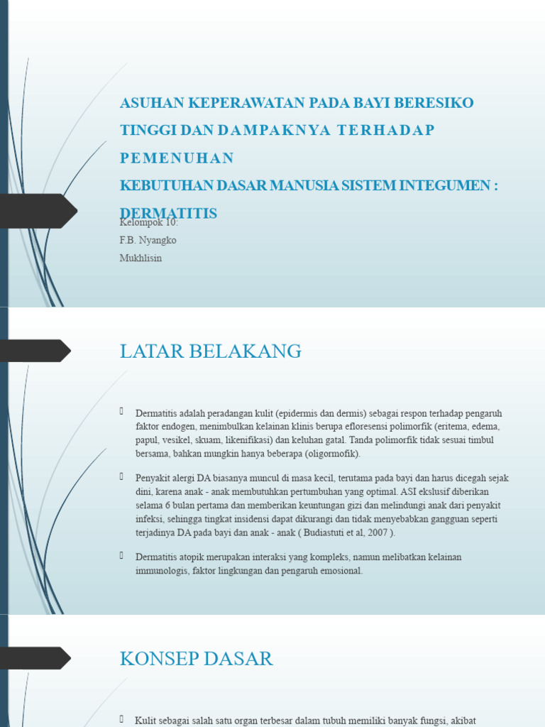 Askep Dermatitis | PDF