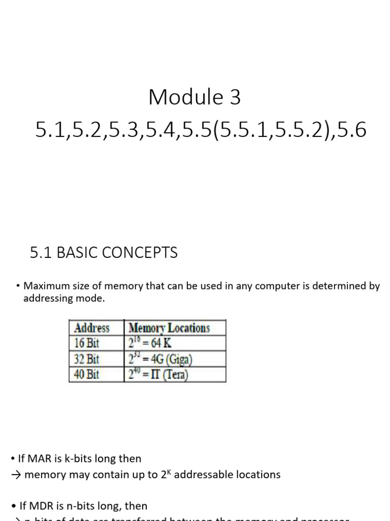 Module 3 | PDF | Cpu Cache | Flash Memory