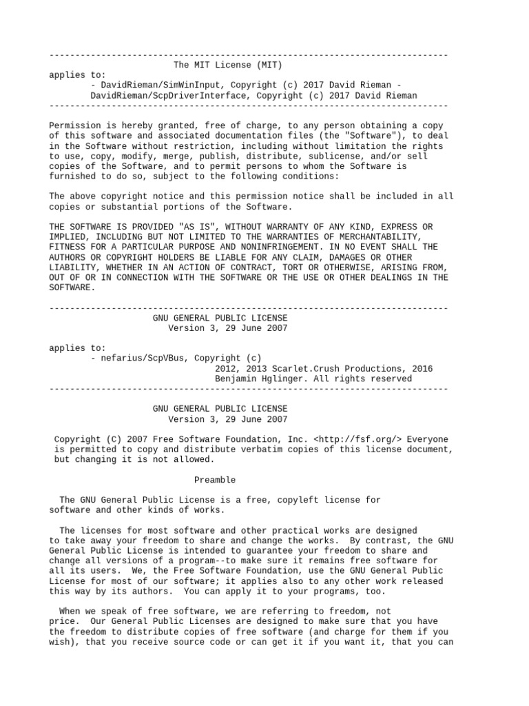 License 3RD Party | PDF | License | Free Software