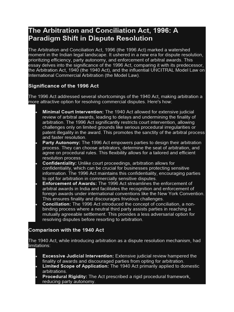 Topic 1 | PDF | Arbitration | Alternative Dispute Resolution