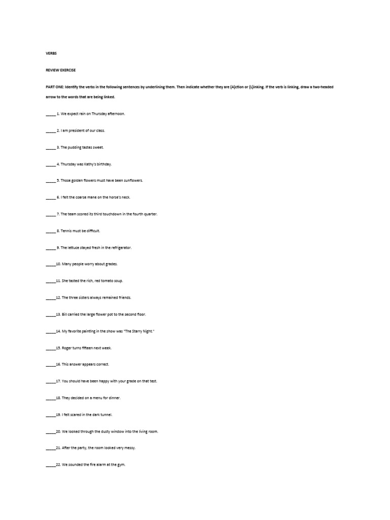 Verbs | PDF | Linguistics | Syntax