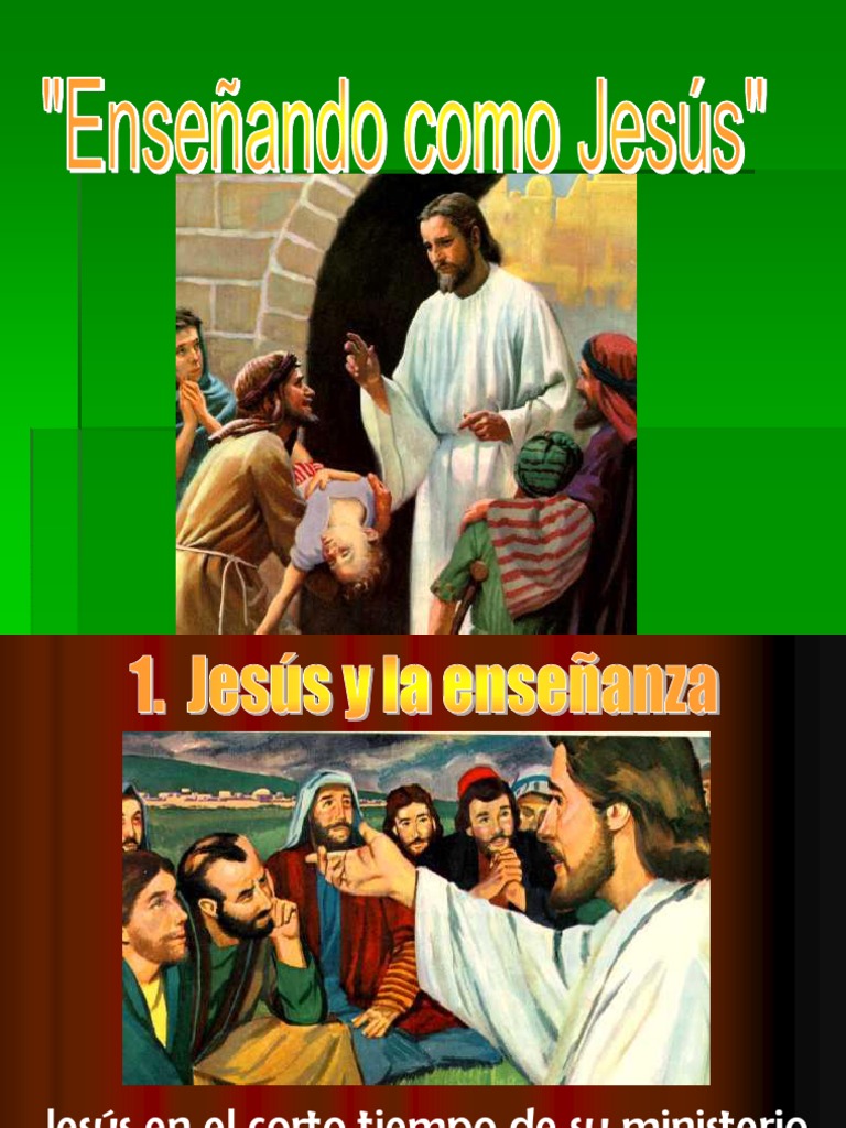 Enseñando Como Jesús | PDF | Jesús | Aprendizaje