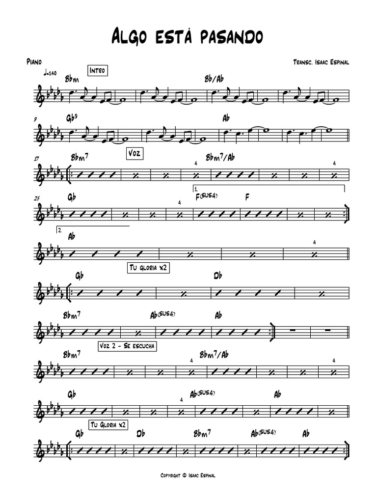 Algo Está Pasando | PDF