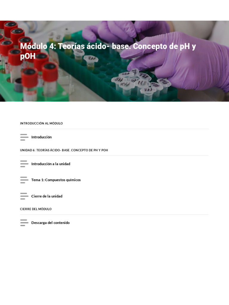 Teorías del pH y su Aplicación | PDF | Ácido | Ph