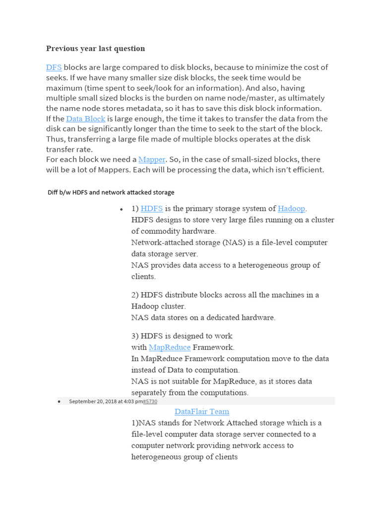 HDFS Blocks | Download Free PDF | Apache Hadoop | Computer Cluster