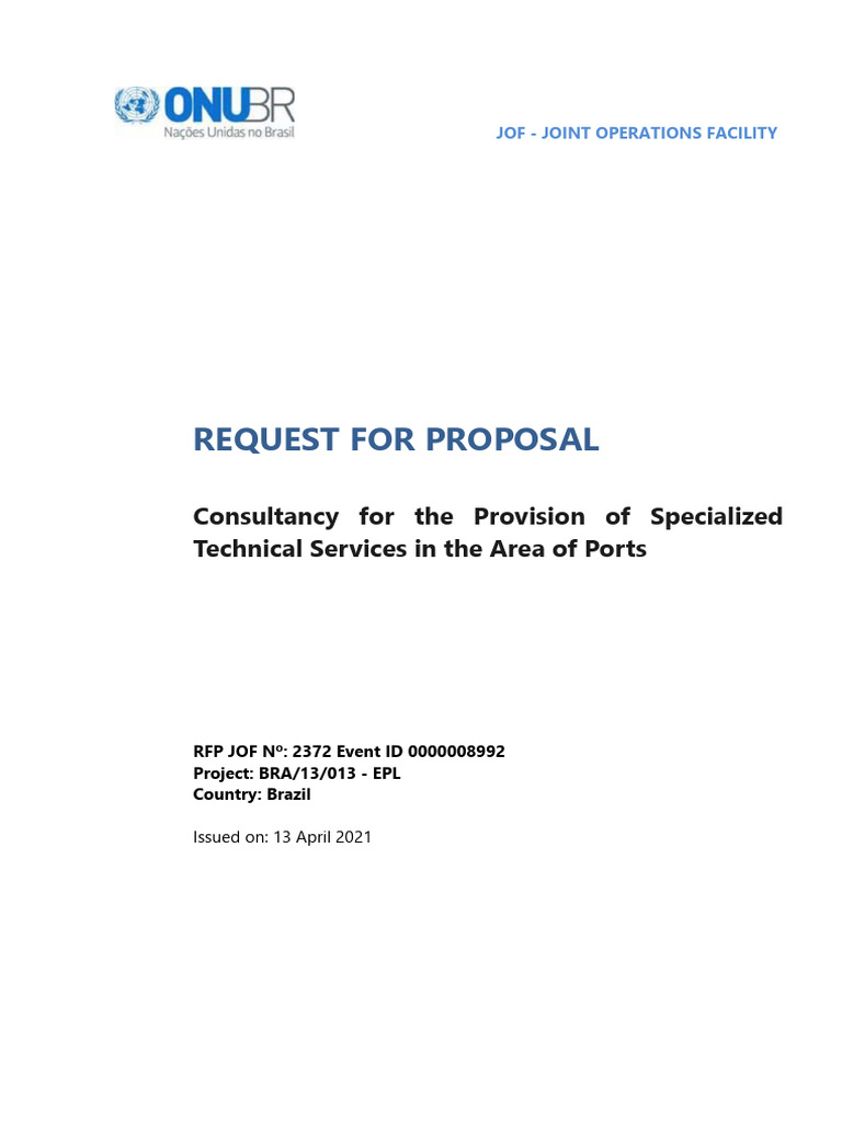 Edital 23712020 | PDF | Request For Proposal | Consortium