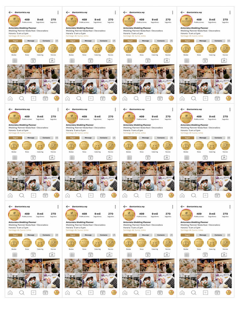 Muestra en Tarjetas 180 GR - Organized | PDF