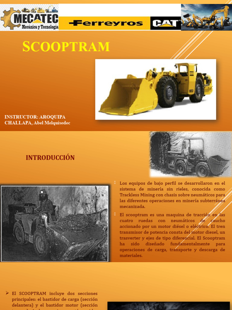 Características del Scooptram en minería | PDF | Residuos | Minería