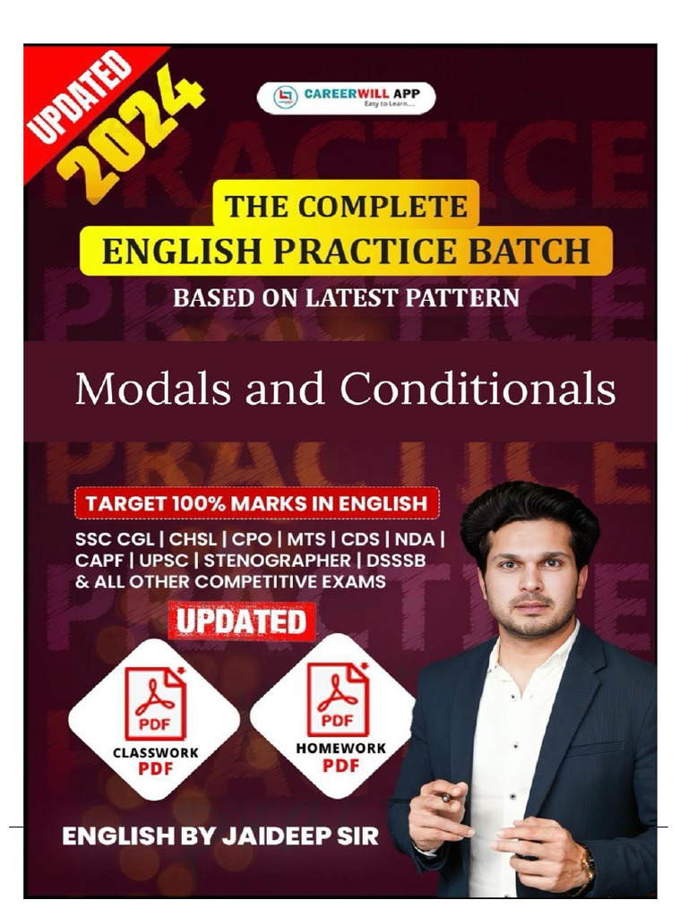 Open Modals & Conditionals Practice 2 | PDF | Meal