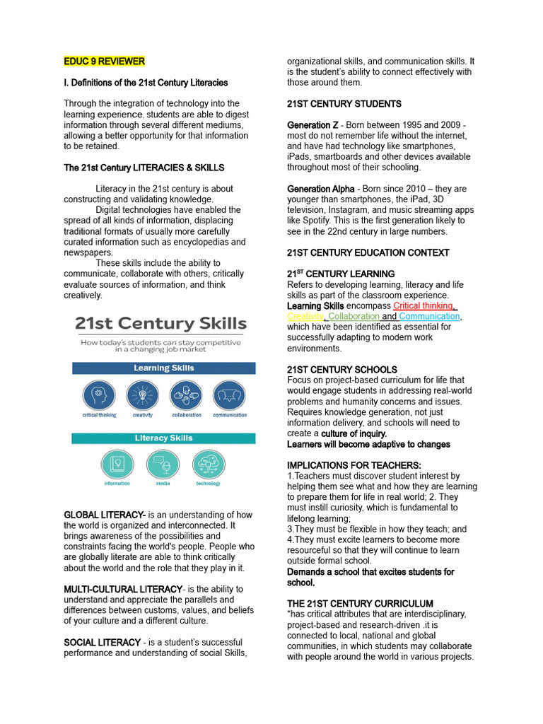 Educ 9 Reviewer | PDF | Educational Assessment | Learning