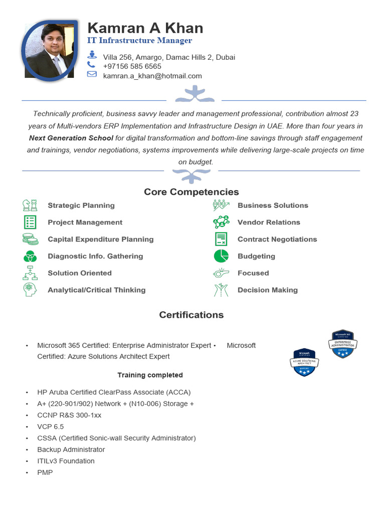 CV Template | Download Free PDF | Computer Network | Virtualization