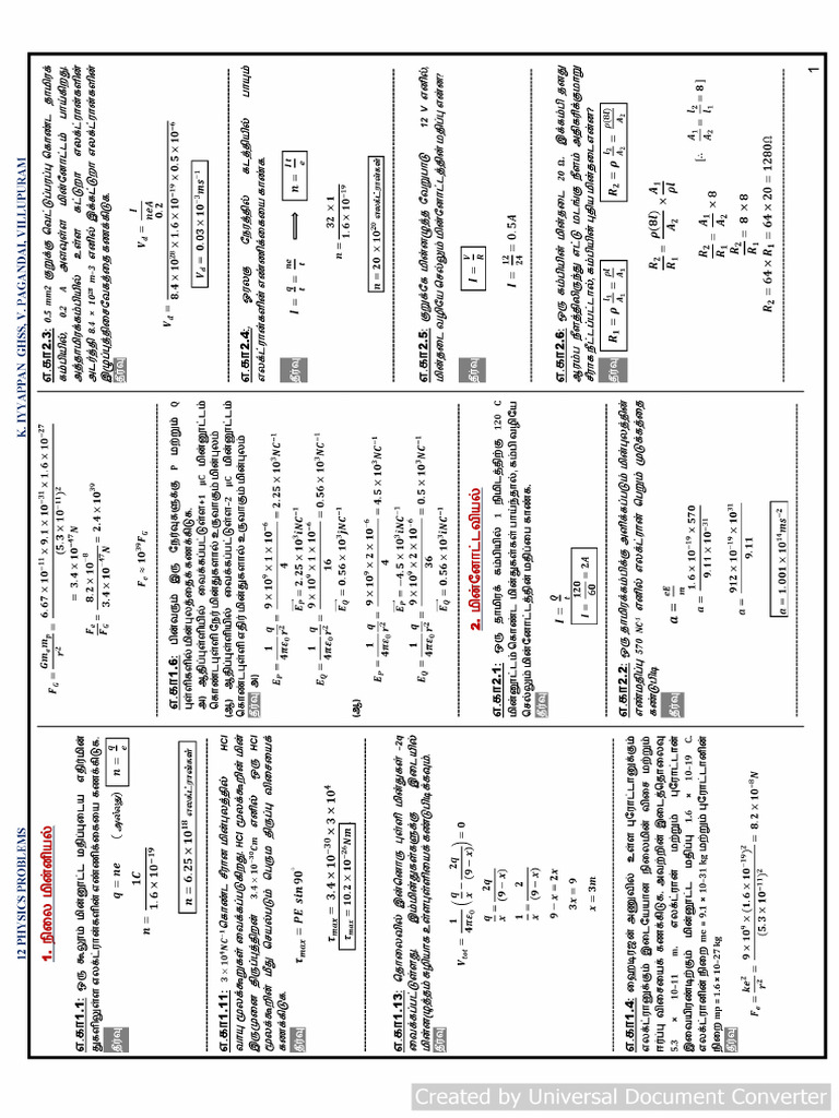 12 Important Problems | PDF