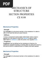 Basic Properties of Section | PDF | Beam (Structure) | Structural Steel