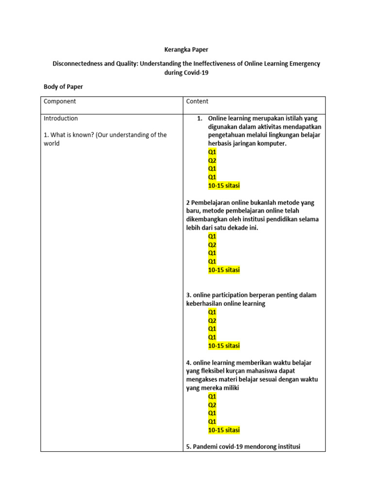 Kritik Terjemahan - Kerangka Paper2 | PDF