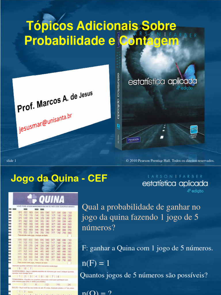 AULA07 ANALISECOMBINATORIAEPROBABILIDADESa 561068 | PDF | Permutação ...