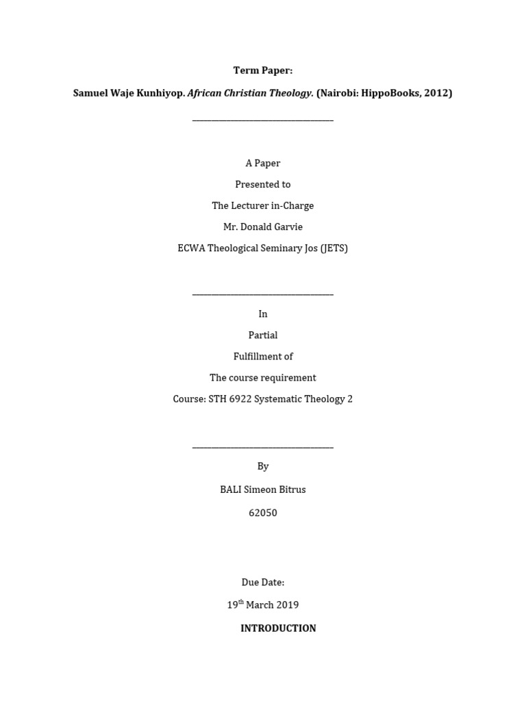 Threefold Office of Jesus Assignment | PDF | Jesus | Revelation