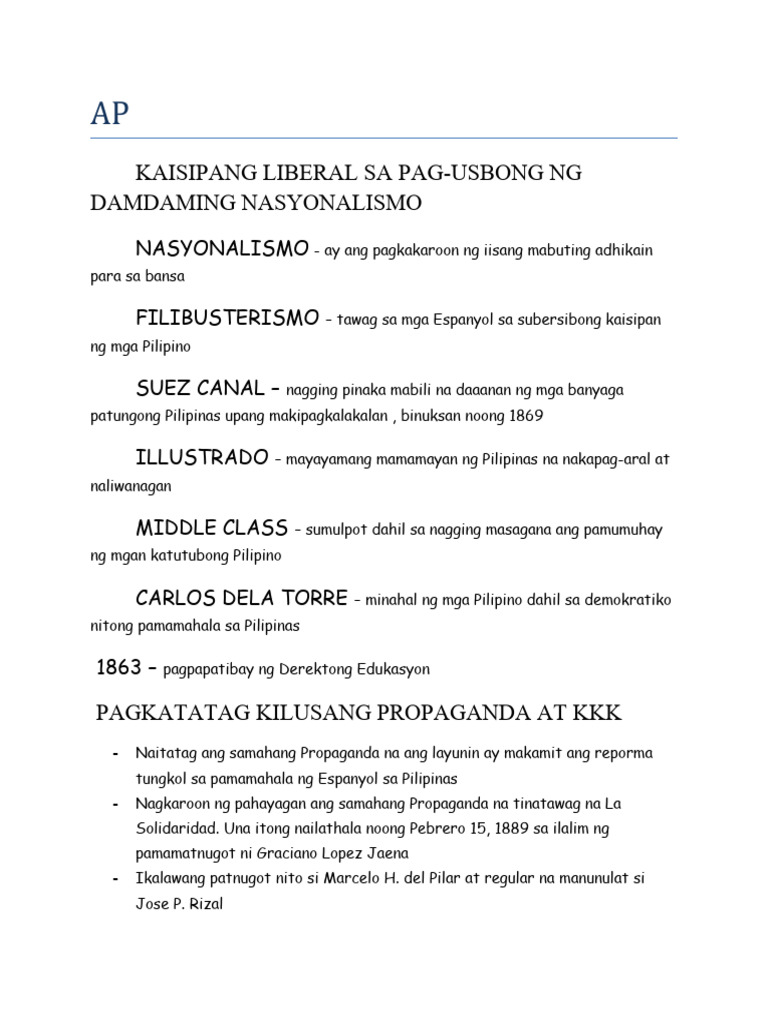 Ap Periodic Test Reviewer | PDF