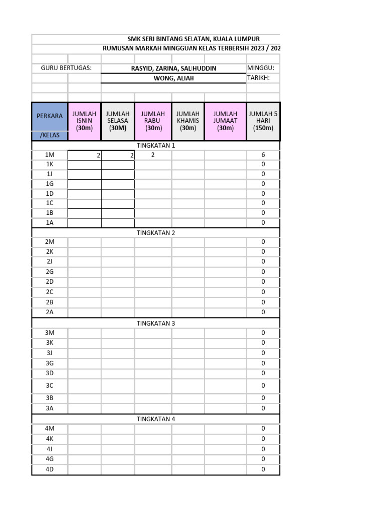 Template Keceriaan Kump 3 | PDF