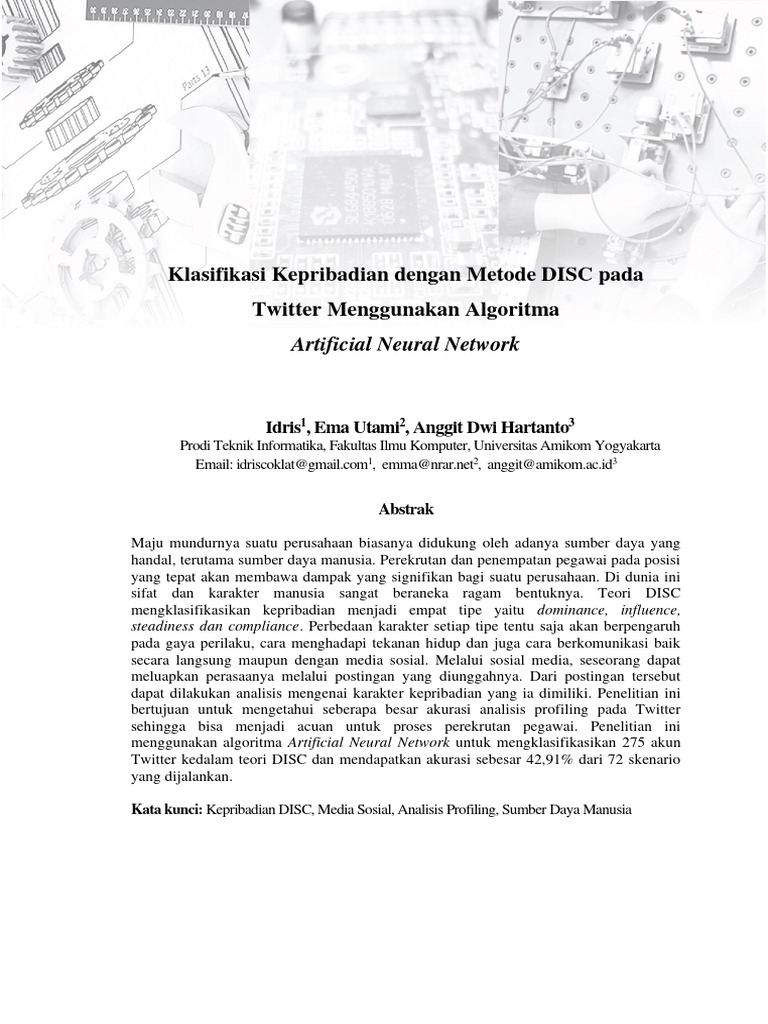 Klasifikasi Kepribadian Dengan Metode DISC | PDF