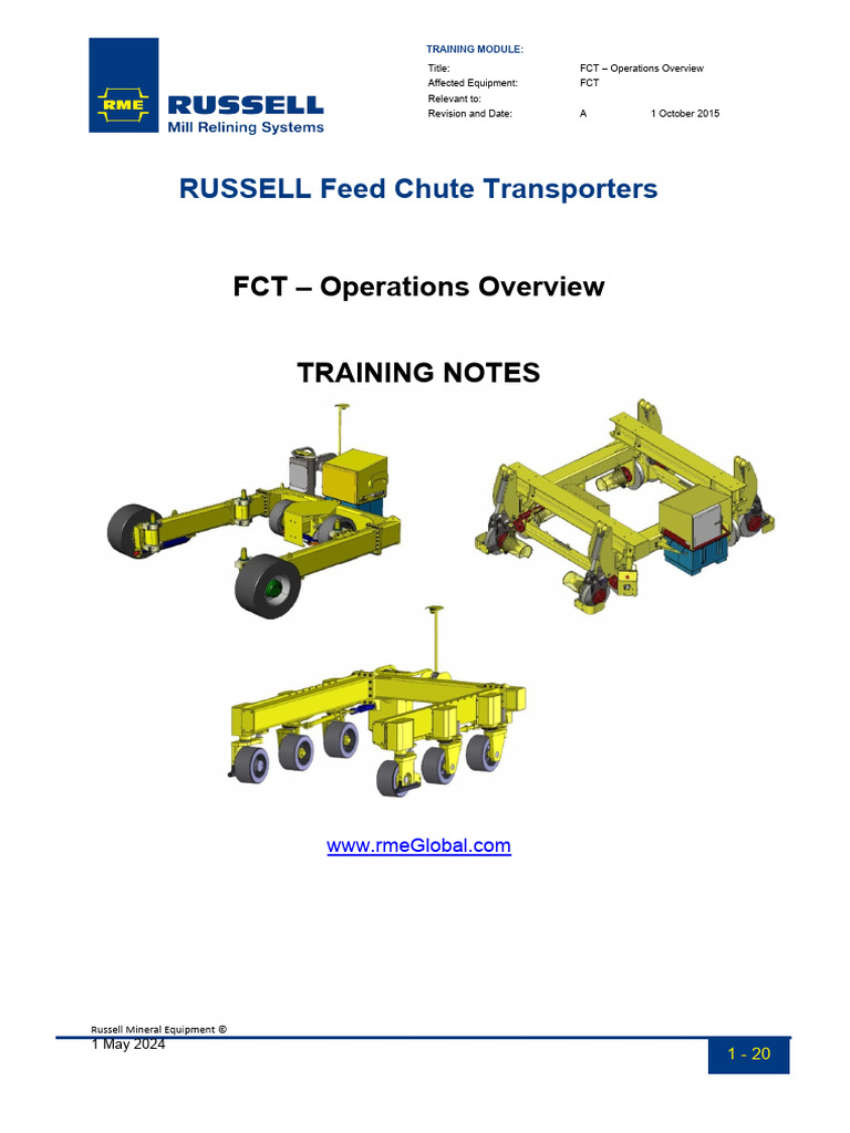 FCT 1.8 - Operations Overview | PDF | Elevator | Machines