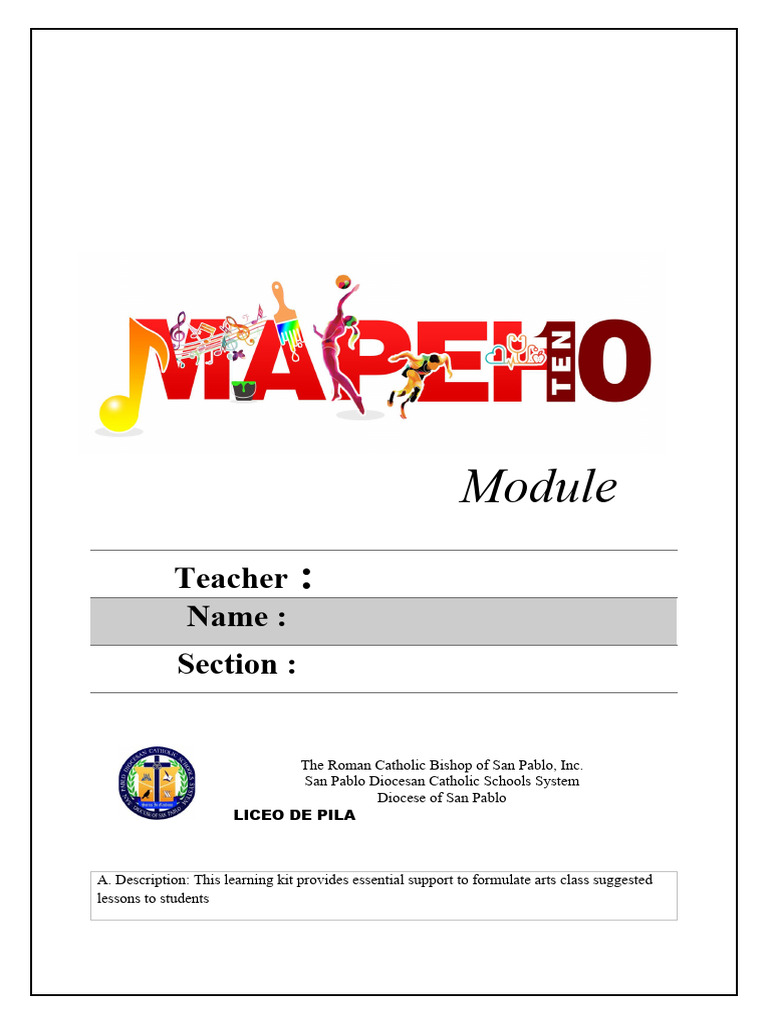 4th Quarter - Arts - MAPEH 10 1 | PDF | Animation | Image