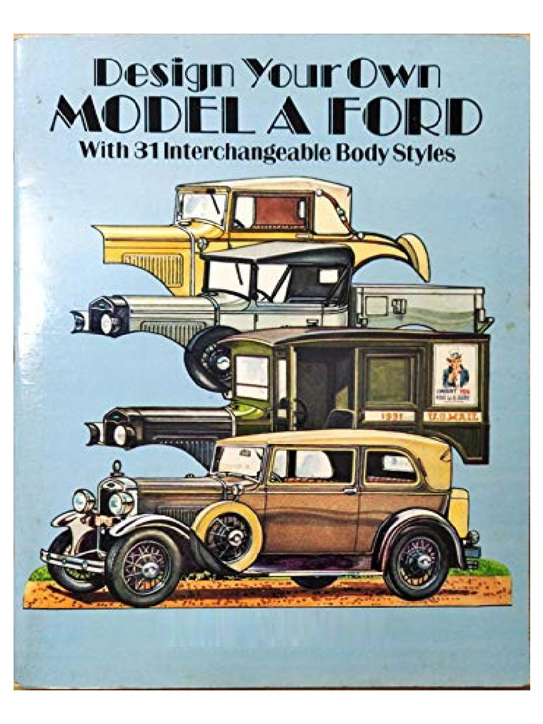 Ford Model A Planos y Medidas | PDF