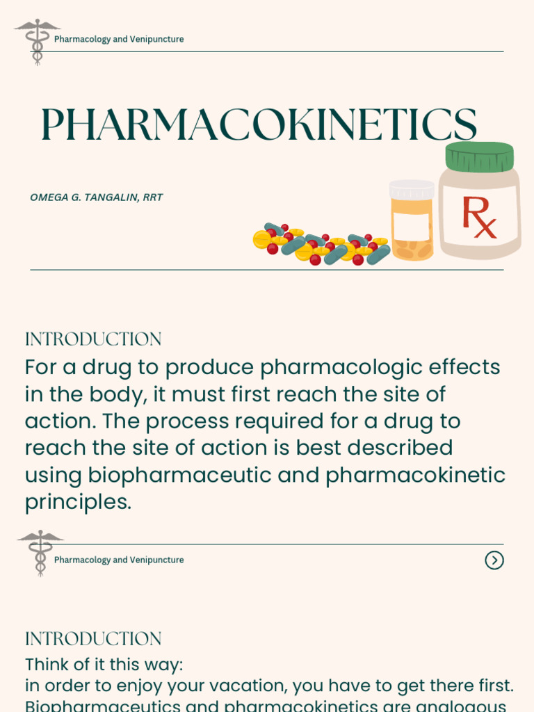 Pharmacokinetics | PDF | Tablet (Pharmacy) | Pharmacology