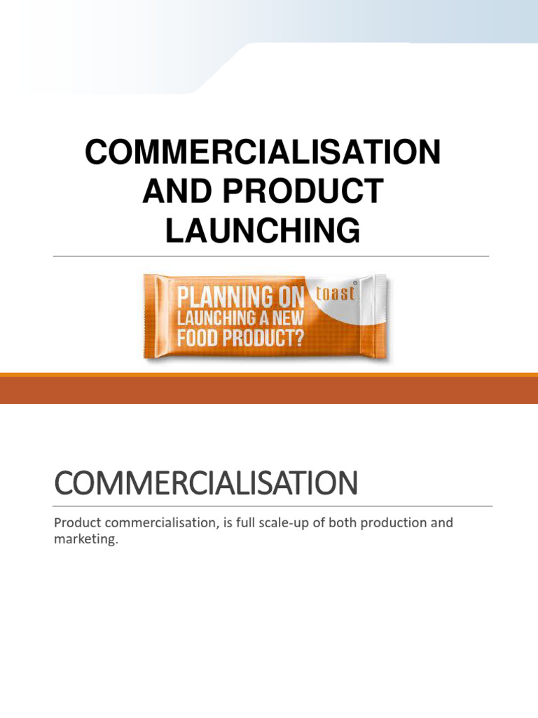 Commercialisation and Product Launching | PDF