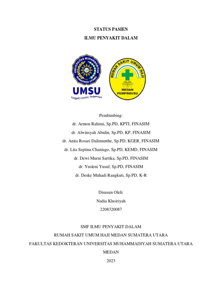Daftar Status Pasien RS Haji Medan | PDF