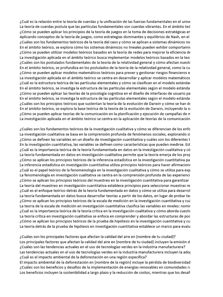 Cuestionario. Unidad 1. Jose Luis Gonzalez Torres | PDF | Investigación ...