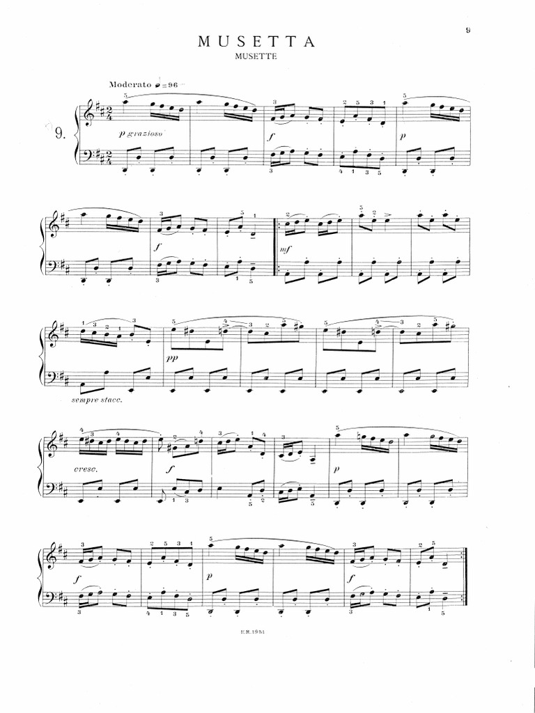 Bach - Musette in D | PDF
