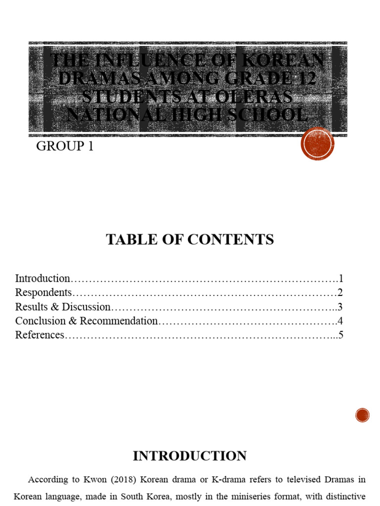 K-Dramas' Impact on Grade 12 Students | PDF | Adolescence